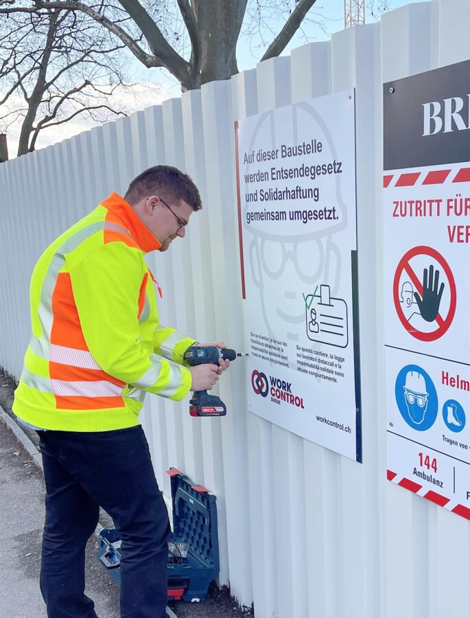 Dienstleistungen | WORKCONTROL Suisse, Plattform für das Baugewerbe